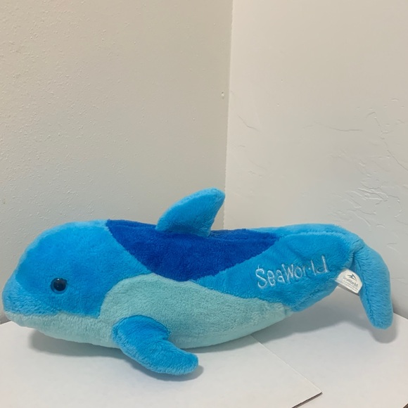 Seaworld | Toys | Seaworld Blue Dolphin Plush Stuffed Animal Doll 8 ...